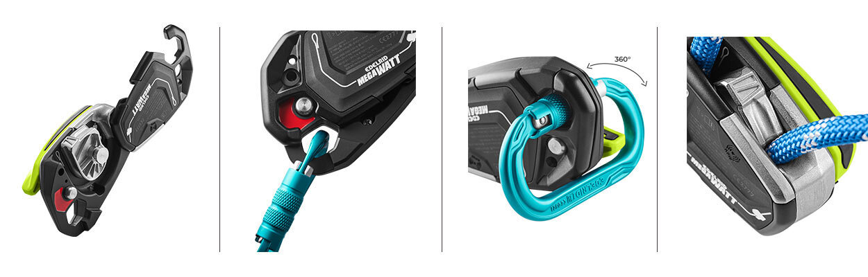 MEGAWATT - the new, universal abseiling device | EDELRID